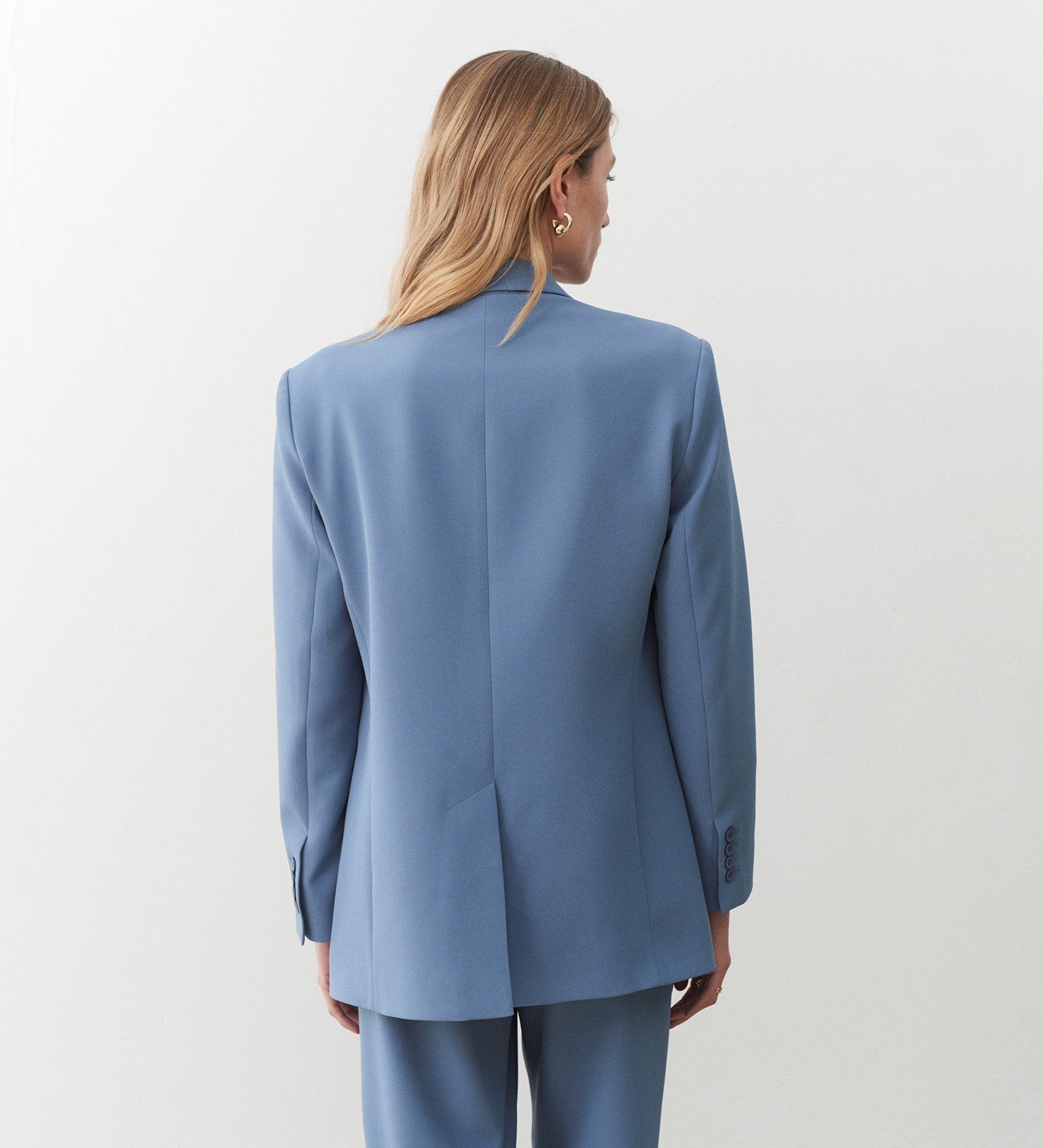 Kaiya Grey Blue Jacket – Finery London