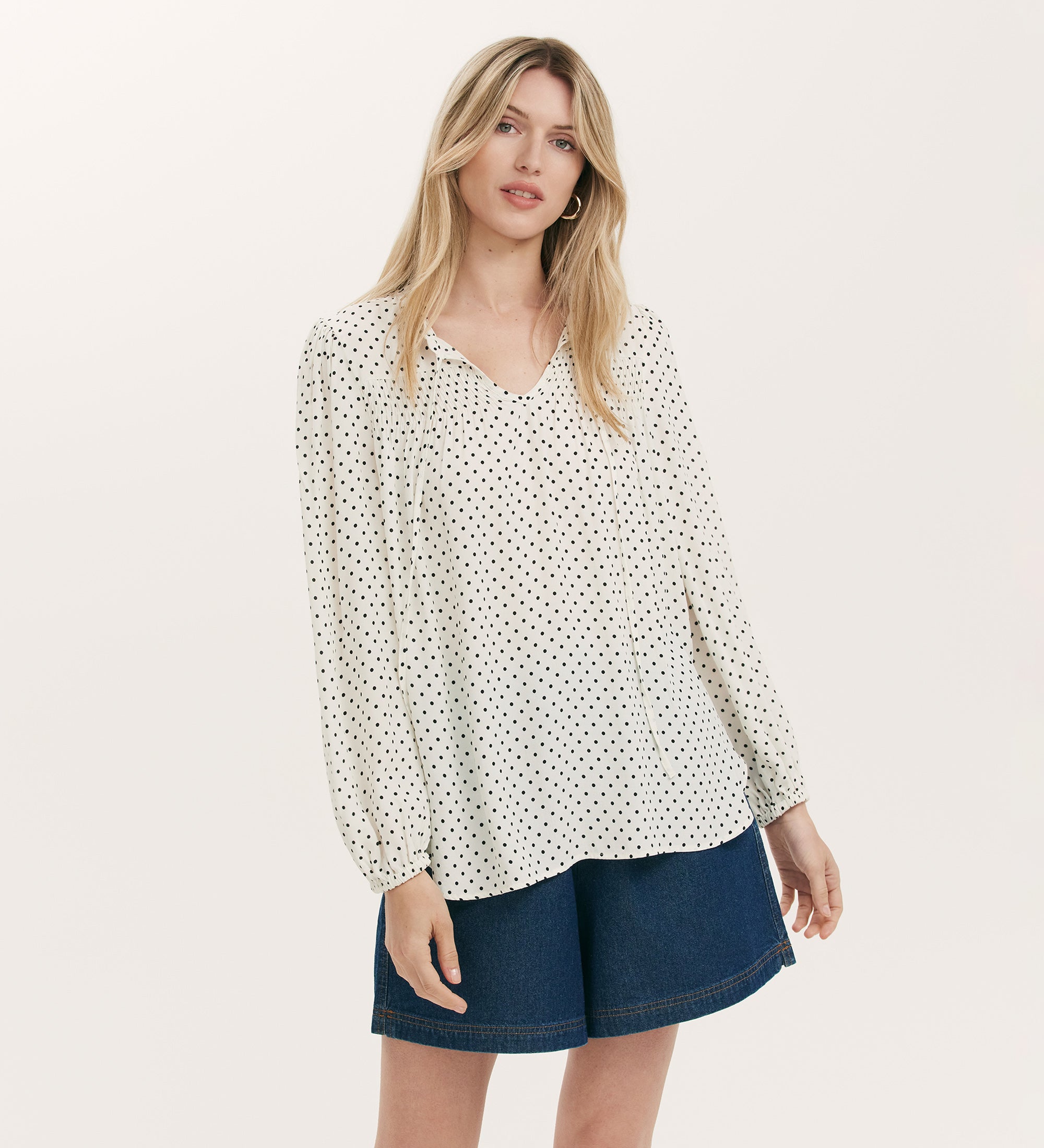 Polka Dot Blouses & Spotted Tops | Finery London